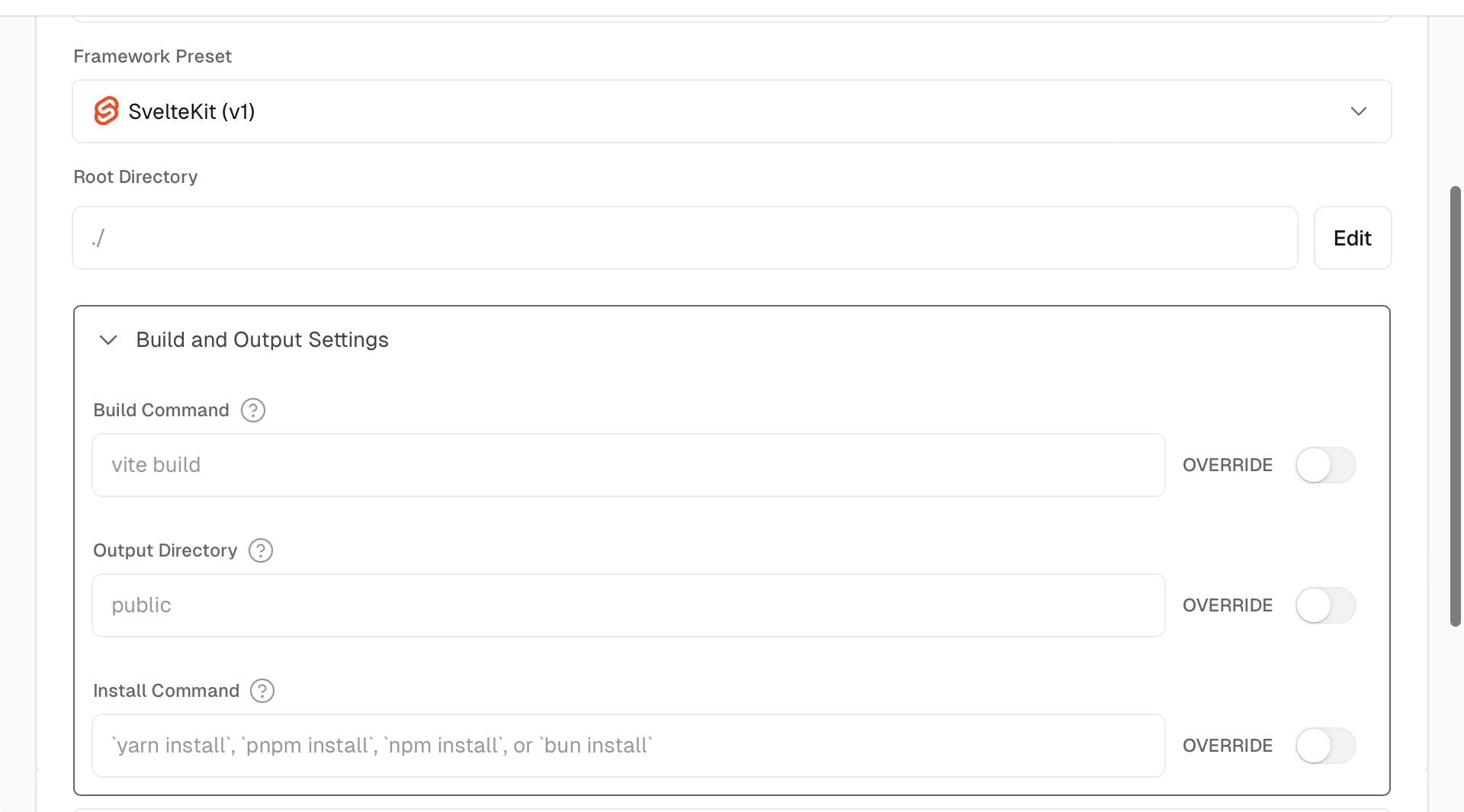 Svelte 프로젝트 Vercel에 배포하기, 무료 웹호스팅 방법